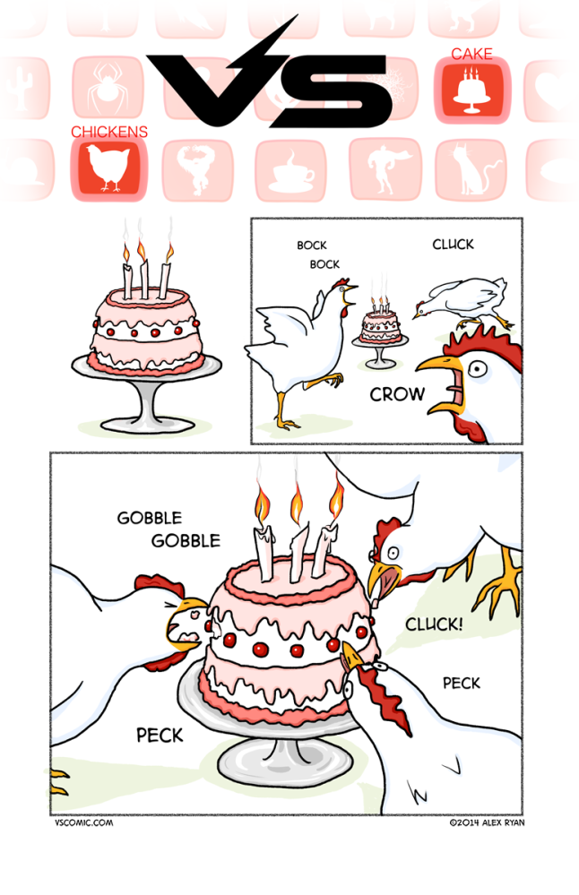 Chickens vs Cake | vs