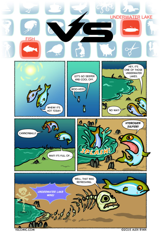 fish vs underwater lake | vs